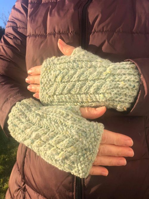 SUPER SOFT FINGERLESS MITTENS - Aran Islands Sweaters